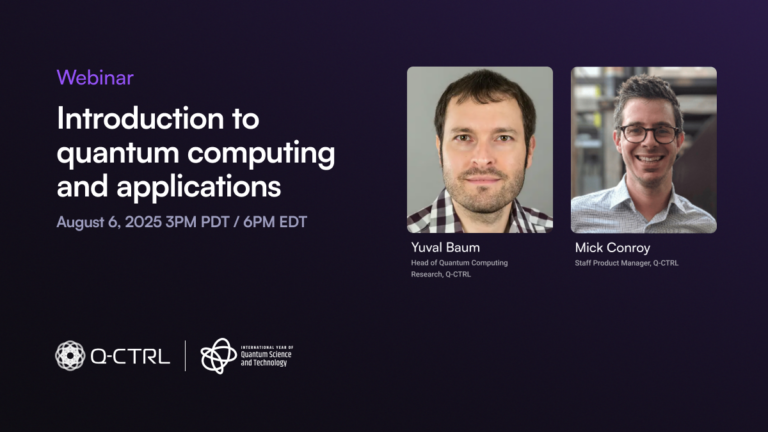 Webinar: Introduction to quantum computing and applications – International Year of Quantum ...